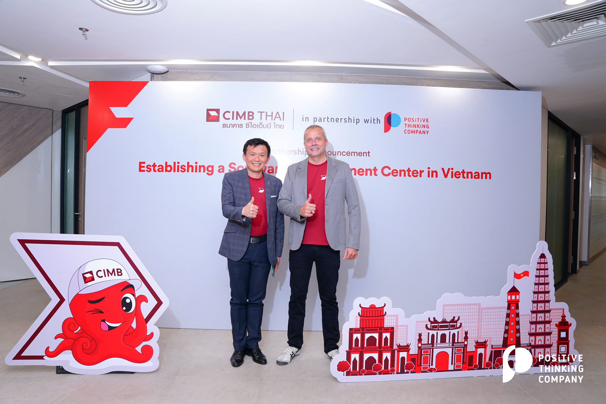 Strategic Tech Partnership with CIMB Thai through our BOT model